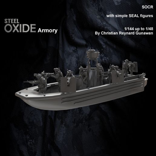 🛥️ US SOCR Special Operations Craft – Riverine boat・ STL File for 3D ...