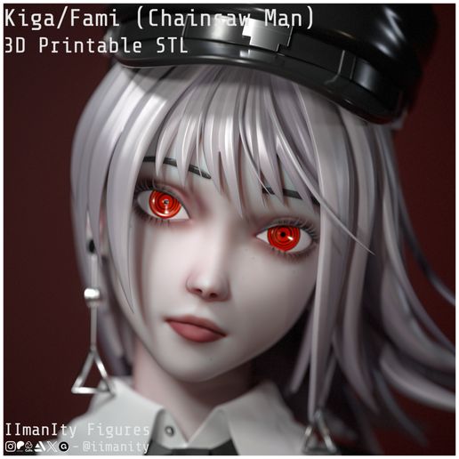 💬 Kiga/Fami (Chainsaw-Man)・ 3D File for 3D printing・Cults