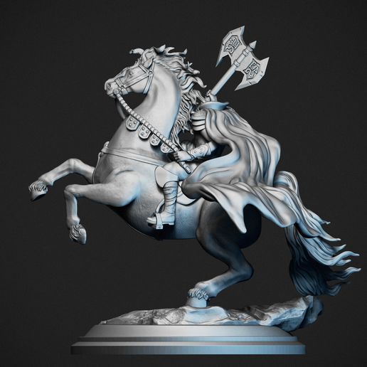 🗿 Headless Horseman・ 3D File for ・Cults