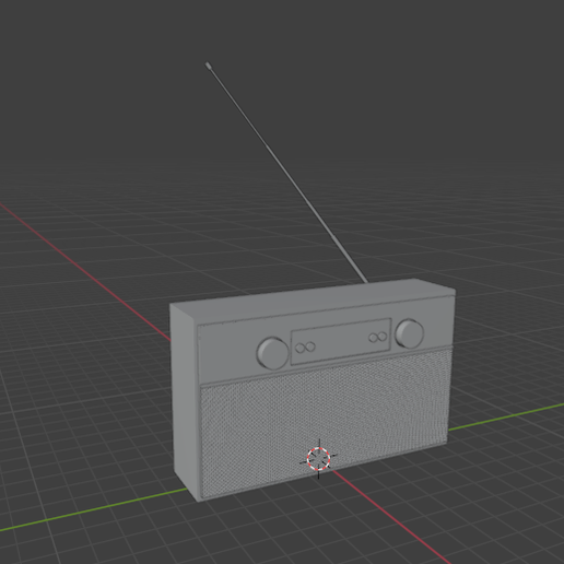 3D file Radio Low-poly 3D Model 📻 ・3D printable model to download・Cults