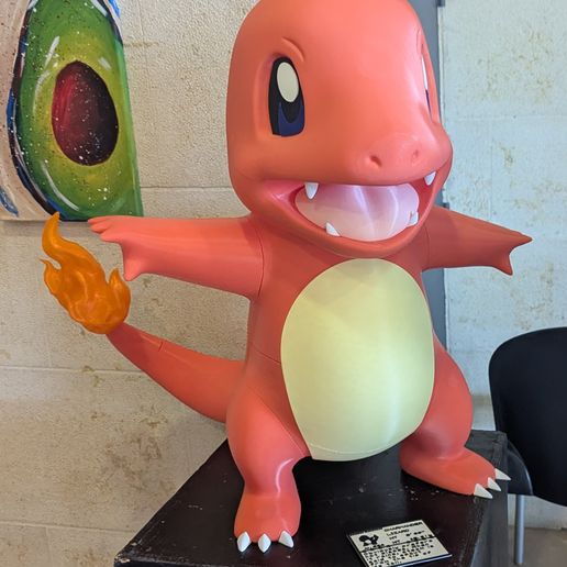 3D printer Life Sized Charmander 3d Print File STL • made with A1 & A1 ...