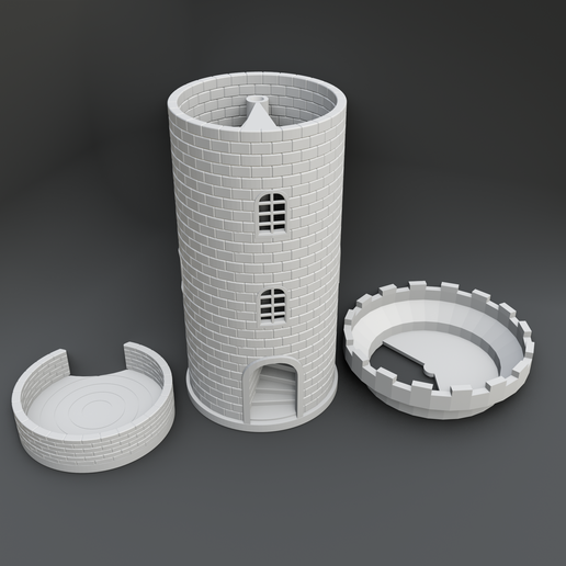 🎲 DICE TOWER・ STL File for 3D printing・Cults