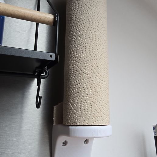 STL file Paper towel holder Zewa kitchen roll holder 🔪 ・3D printer ...