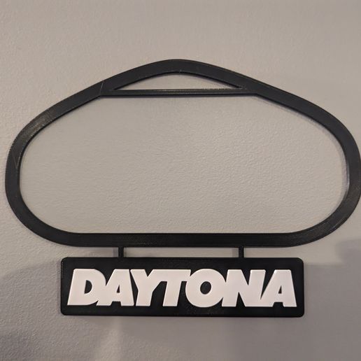 🗺️ Talladega Superspeedway Track Map With Nameplate・ STL File for 3D ...