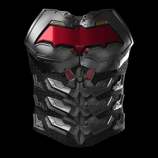 🗡️ Red Hood Samurai Chest Armor 3D FILE STL・ STL File for 3D printing・Cults