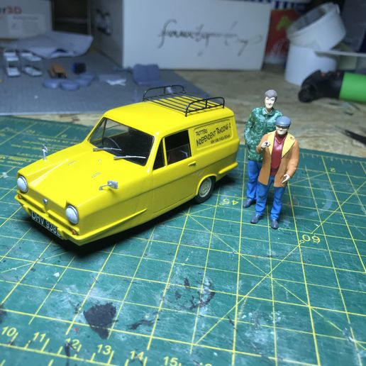 🚗 Reliant Regal Supervan III, Only fools and horses, Delboy and Rodney ...