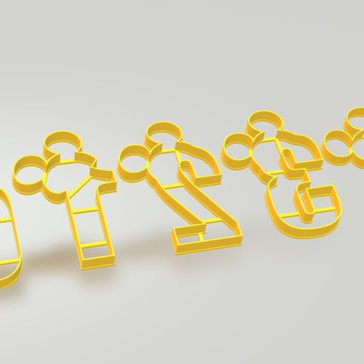 mickey mouse numbers font