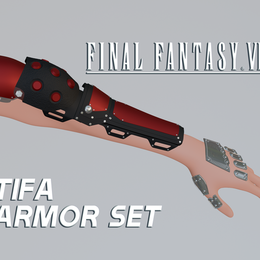 🎭 Final Fantasy VII | Conjunto de armadura de Tifa Lockhart・Archivo STL ...