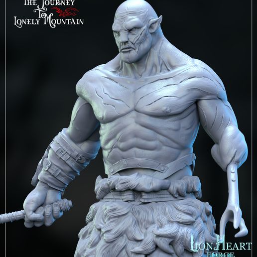 🎲 Azog - hobbit・ STL File for 3D printing・Cults