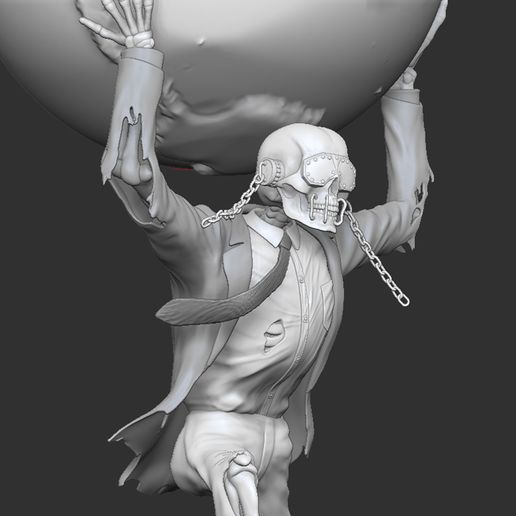 🧟 The Rattlehead Megadeth maskot 3D print model・ 3D File for ・Cults