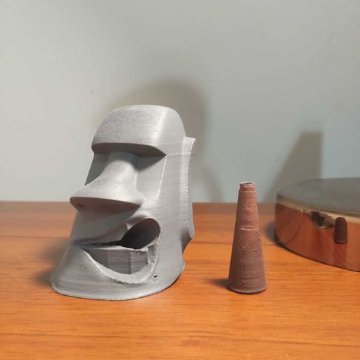🗿 Moai humidifier / Humidificador de Moai・ STL File for 3D printing・Cults