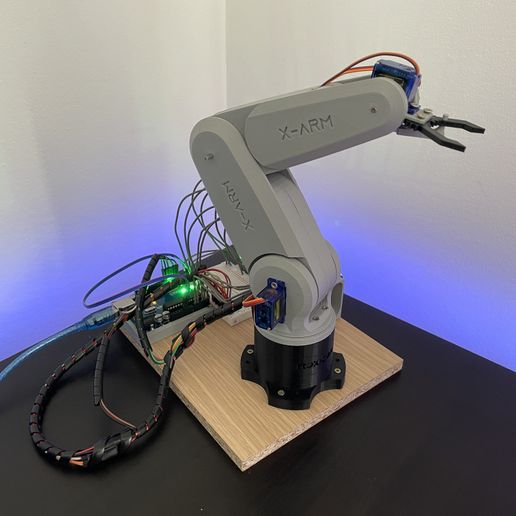 💪 Robotic Arm, 5-axis robotic arm, arduino・ STL File for ・Cults