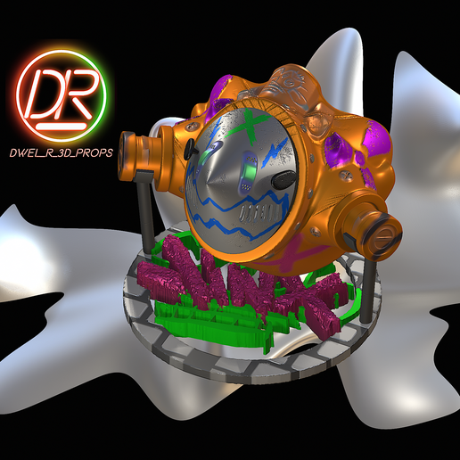 STL file JINX Mask (Concept Fan Art) 🎨 ・Template to download and 3D ...