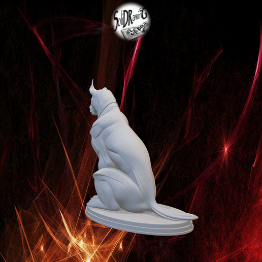 🎲 Sentinel Beast - SoliDRawinGs C329・ STL File for 3D printing・Cults