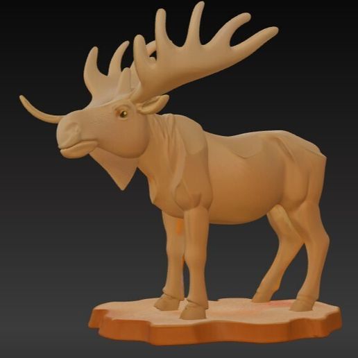 STL file moose 🪑 ・3D print object to download・Cults