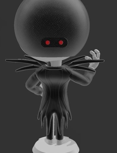 🍎 Suporte Alexa Echo Dot 4a e 5a Geração Jack Skellington Corpo Inteiro ...