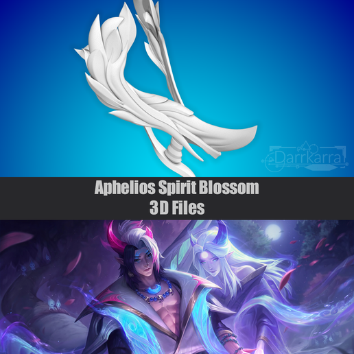 🌼 Aphelios Spirit Blossom Gravitum League of Legends STL files・ 3D File ...