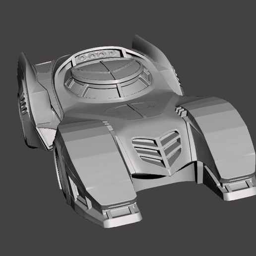 🎨 BATMAN 3000 BATMOBILE FAN ART・ OBJ File for 3D printing・Cults