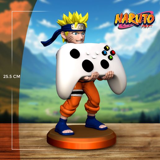 🕹️ NARUTO UZUMAKI - JOYSTICK HOLDER - NARUTO・ STL File for 3D printing ...