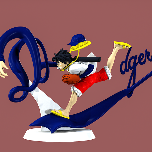 ⚾ Luffy - Shohei Ohtani - baseball dodgers style - ONE PIECE・ 3D File ...