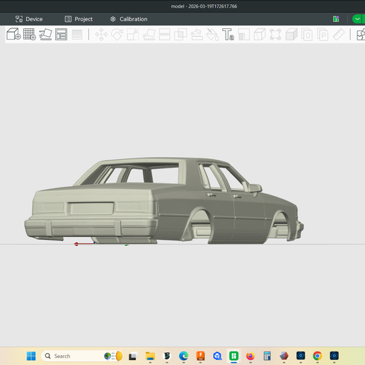 🚙 1987 Chevrolet chevy Caprice Brougham LS scale hollow model, shell ...