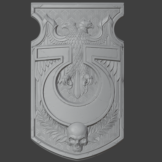 🛡️ Victrix storm shield - Space marine・ STL File for 3D printing・Cults