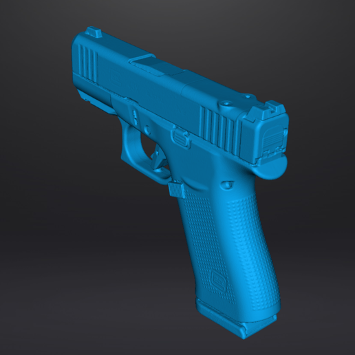 🔫 Glock 43x MOS Real size 3d scan・ STL File for ・Cults