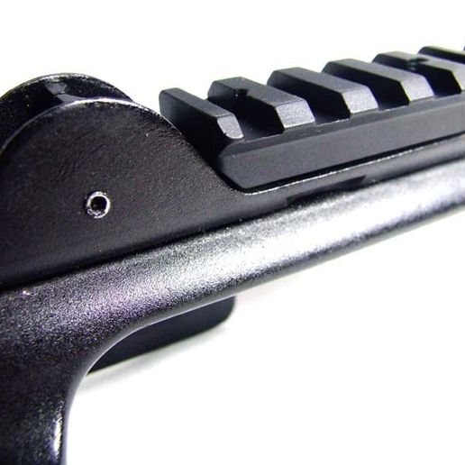 STL file Bulgarian-Russian Krink Scope Mount - AKSU/AK74U RIS 🔫 ・3D ...