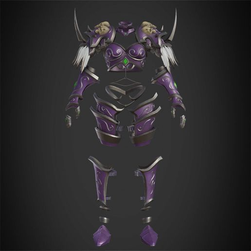 🗺️ World of Warcraft Sylvanas Windrunner Armor for Cosplay・ 3D File for ...
