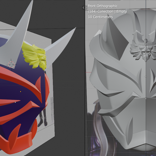 🪖 Kamen Rider Hibiki fully wearable cosplay helmet 3D printable STL file・ STL File for 3D ...