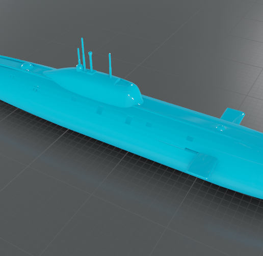 👽 Project 971 Shchuka-B class submarine Model・ STL File for 3D printing ...