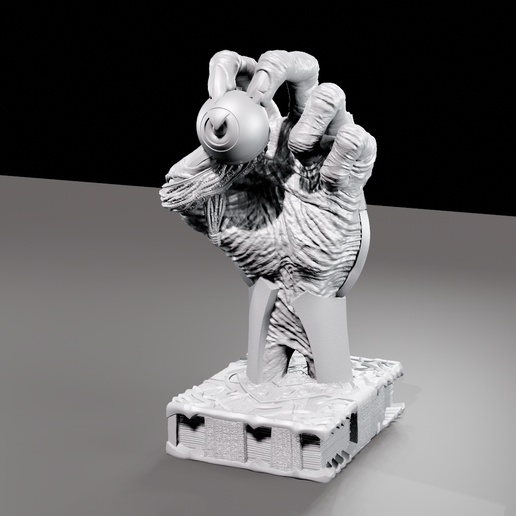 Archivo STL Hand of Vecna 3D Model - Fully Detailed and Ready to Print ...