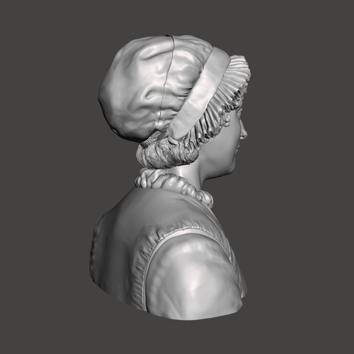 📁 3D Model of Jane Austen - High-Quality STL File for 3D Printing ...