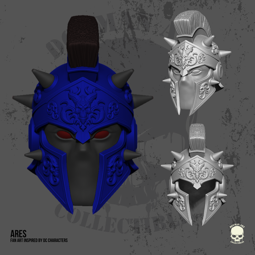 🎨 Ares DC Fan Art 3D printable files for action figures・ STL File for ...