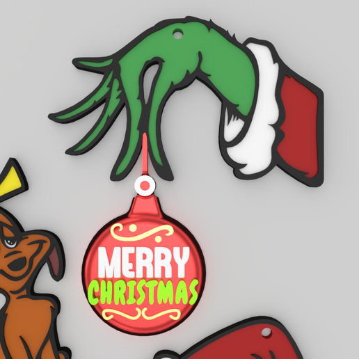 🎄 Grinch ornaments for Christmas trees・ STL File for 3D printing・Cults