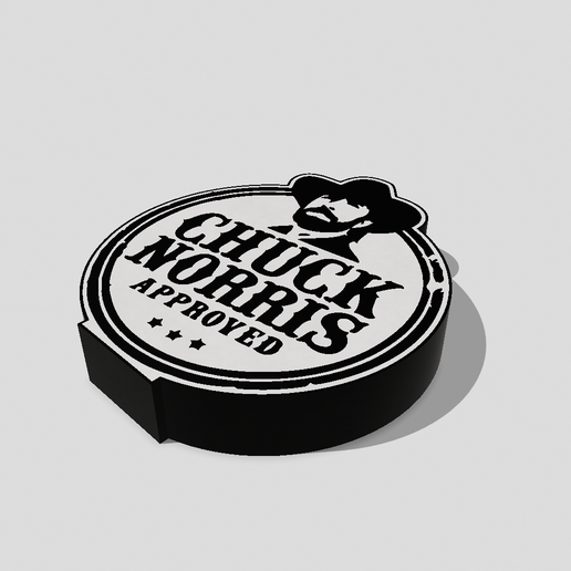 3MF file CHUCK NORRIS lightbox ⭐ ・Model to download and 3D print・Cults