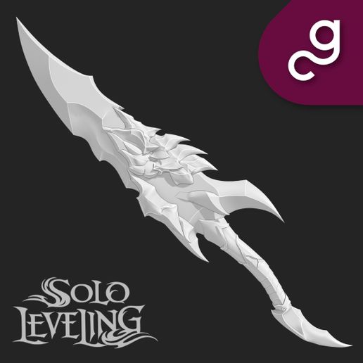 🗡️ Kamish Wrath Dagger | Solo Leveling・ STL File for 3D printing・Cults