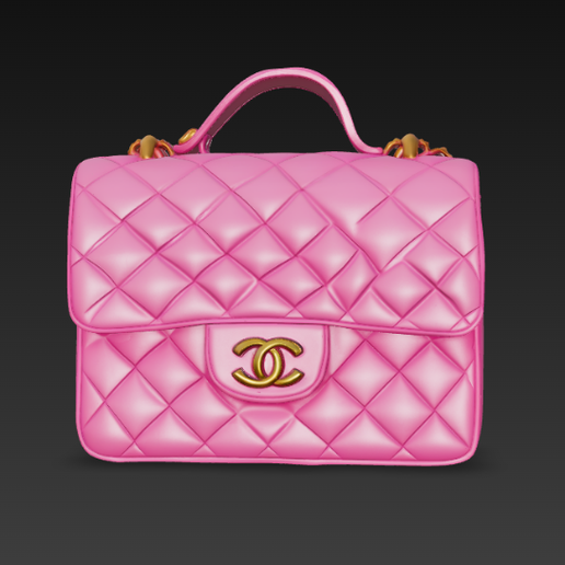 🎭 fashionable Chanel bag・ STL File for 3D printing・Cults