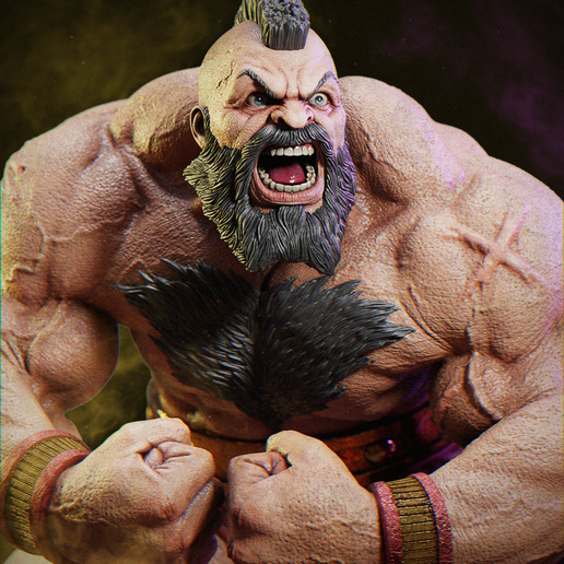 🎮 Zangief - Street Fighter・ 3D File for 3D printing・Cults