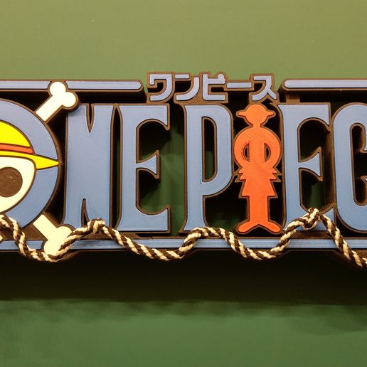 Archivo 3D ONE PIECE LETRERO 🎨 ・Idea de impresión 3D para descargar・Cults