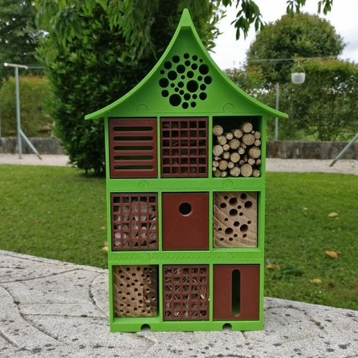 🏨 Modular insect hotel ( Modular insect hotel )・Free STL File for ・Cults