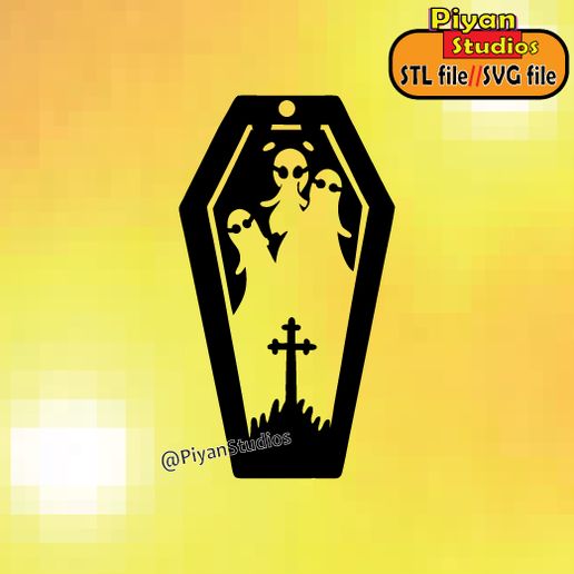 STL file Spooky Coffin svg, stl ⚰️ (SVG)・3D printer design to download ...