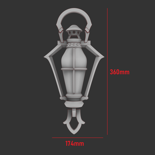 🏮 Flins lantern - Genshin Impact・ 3D File for 3D printing・Cults