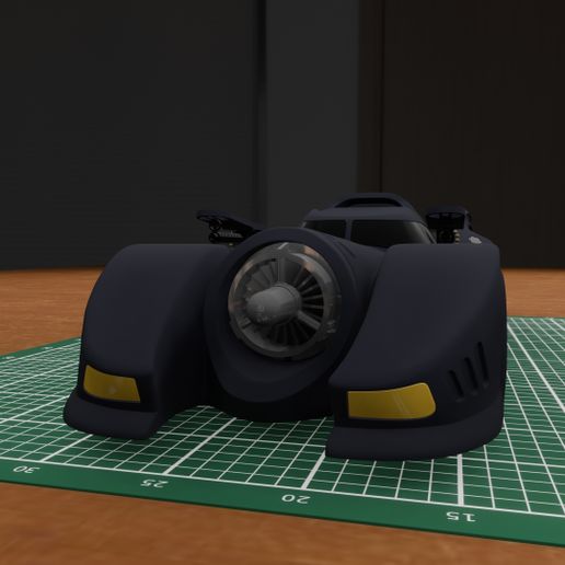 🚗 RC 1/10 Batmobile 89´・ STL File for 3D printing・Cults