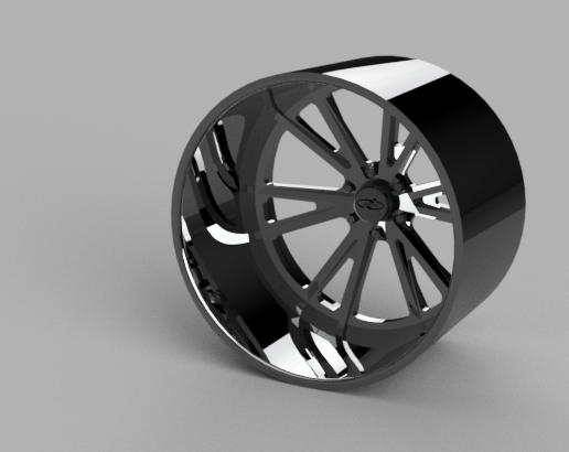 🛞 Intro Wheels Infamous/Mickey Thompson Tire | Sportsman・ STL File for ...