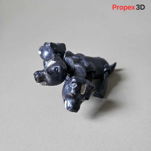 💍 Harry Potter articulated three head dog(Fluffy)-print in place-cute ...