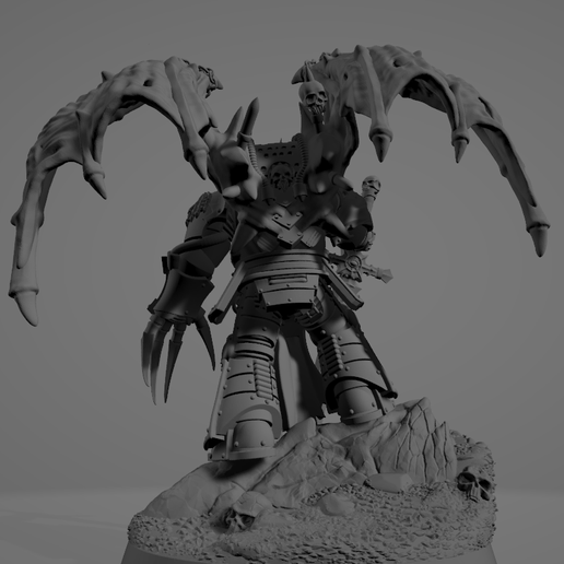 3D file Night Lords Primarch 🦸 ・3D printer design to download・Cults