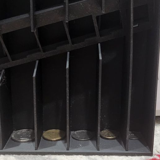 🪙 Gravity Coin Sorter・Free STL File for 3D printing・Cults