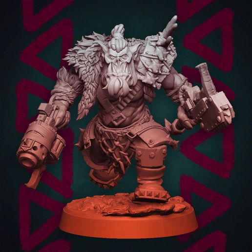 👹 MrModulork's Orc Monster Hunters - Modular Kit A・ STL File for ・Cults