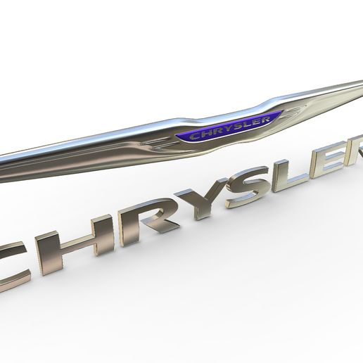 🚗 chrysler logo・ STL File for 3D printing・Cults